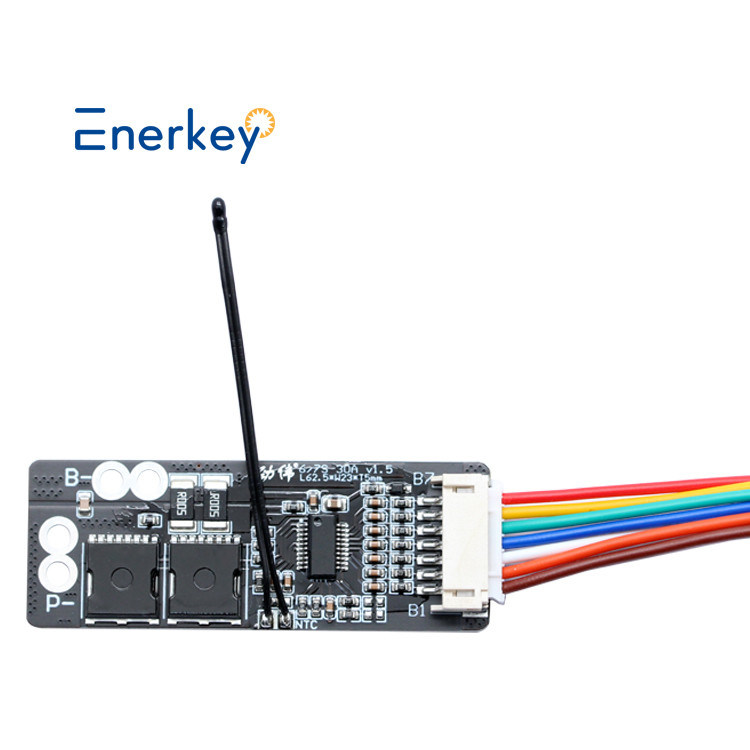 Pin lithium Li-ion BMS 7S 30A 30V với NTC cho hệ thống quản lý pin